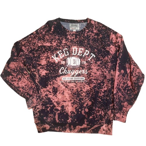 Steve & Barry’s Tie Dye Sweatshirt Men’s L Keg Chugger Beer Party ...