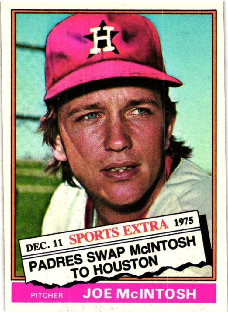 JOE McINTOSH 1976 Topps #497T $1 Items MUST Buy 2 to Qualify ...