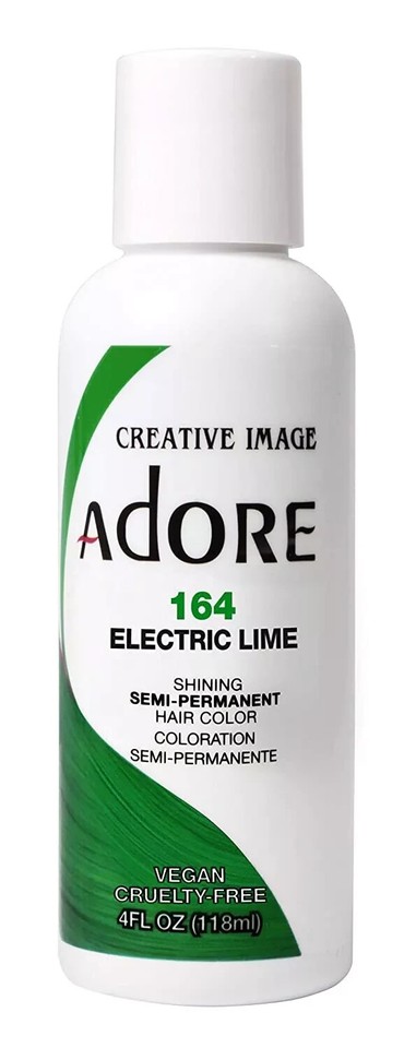 Adore Shining Semi Permanent Hair Color ELECTRIC LIME 164- 4oz, 118mL ...