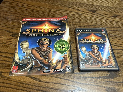PlayStation 2 PS2 Game Sphinx And The Cursed Mummy CIB With Strategy ...