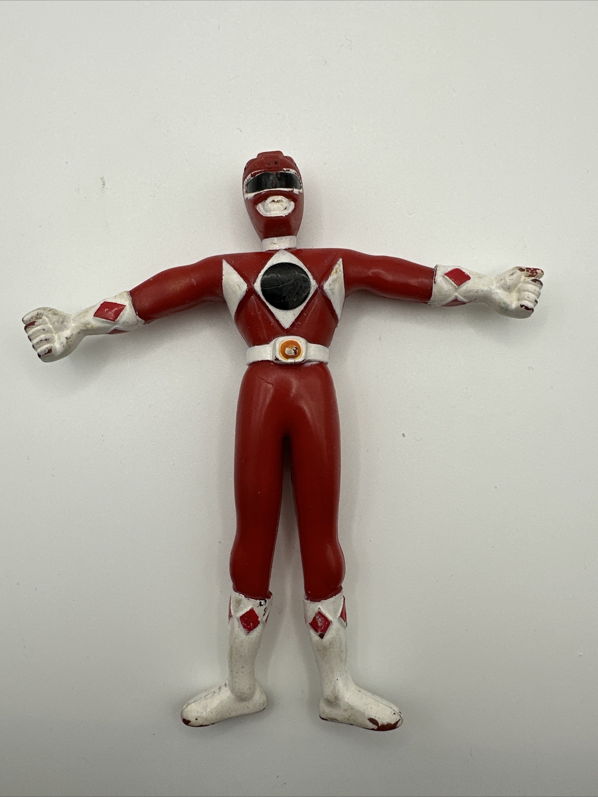 Vintage 1994 Power Rangers Bendable Gordy Toy Poseable Red Ranger ...