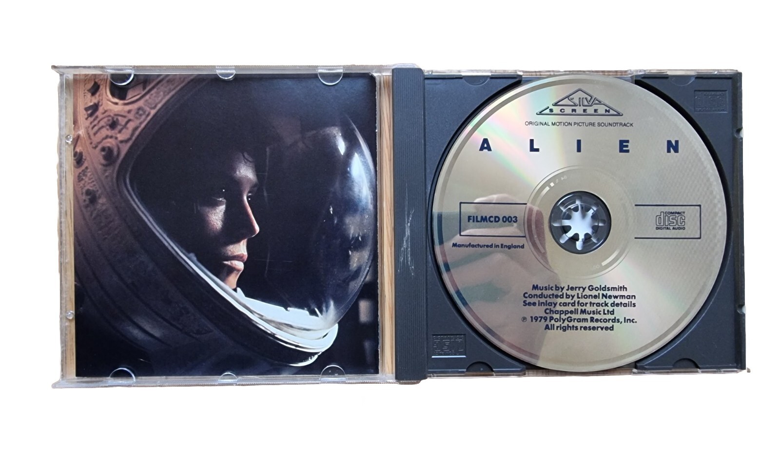 Alien CD Jerry Goldsmith 1979 Silva Screen Records 1988 (Original ...