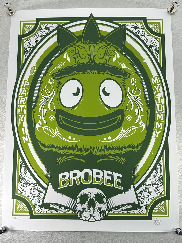 Hydro74 Art Print Limited 82/100 Brobee By Artist Joshua M Smith 46.8 ...