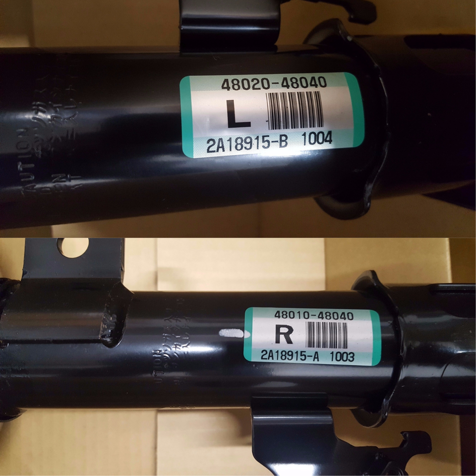 NEW GENUINE LEXUS RX300 RX330/350 FRONT SHOCK ABSORBERS 48010-48040 ...