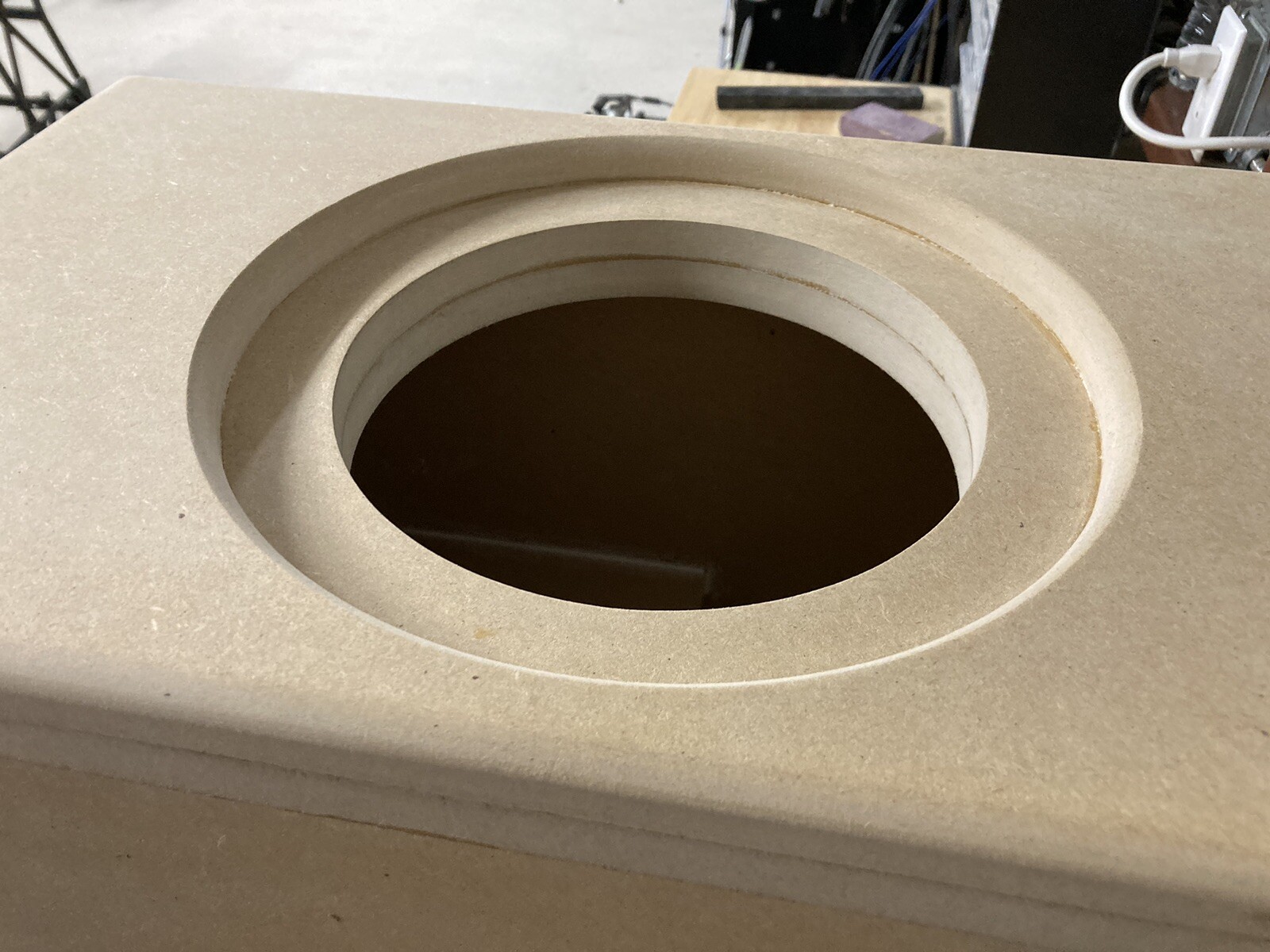 Custom JL Audio 10W7 Flush Mount Subwoofer Enclosure/Speaker Box 32Hz ...