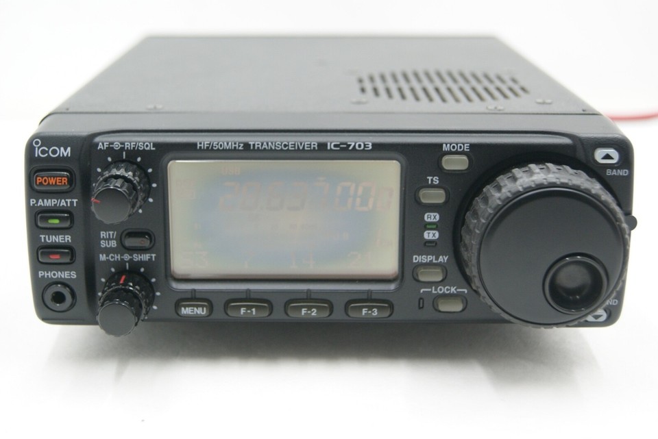 ICOM IC-703 HF All Mode Transceiver 30kHz-60MHz 100W + Extras w/Vinegar ...