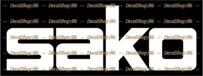 SAKO Firearms - Hunting & Outdoor Sports - Vinyl Die-Cut Peel N' Stick ...