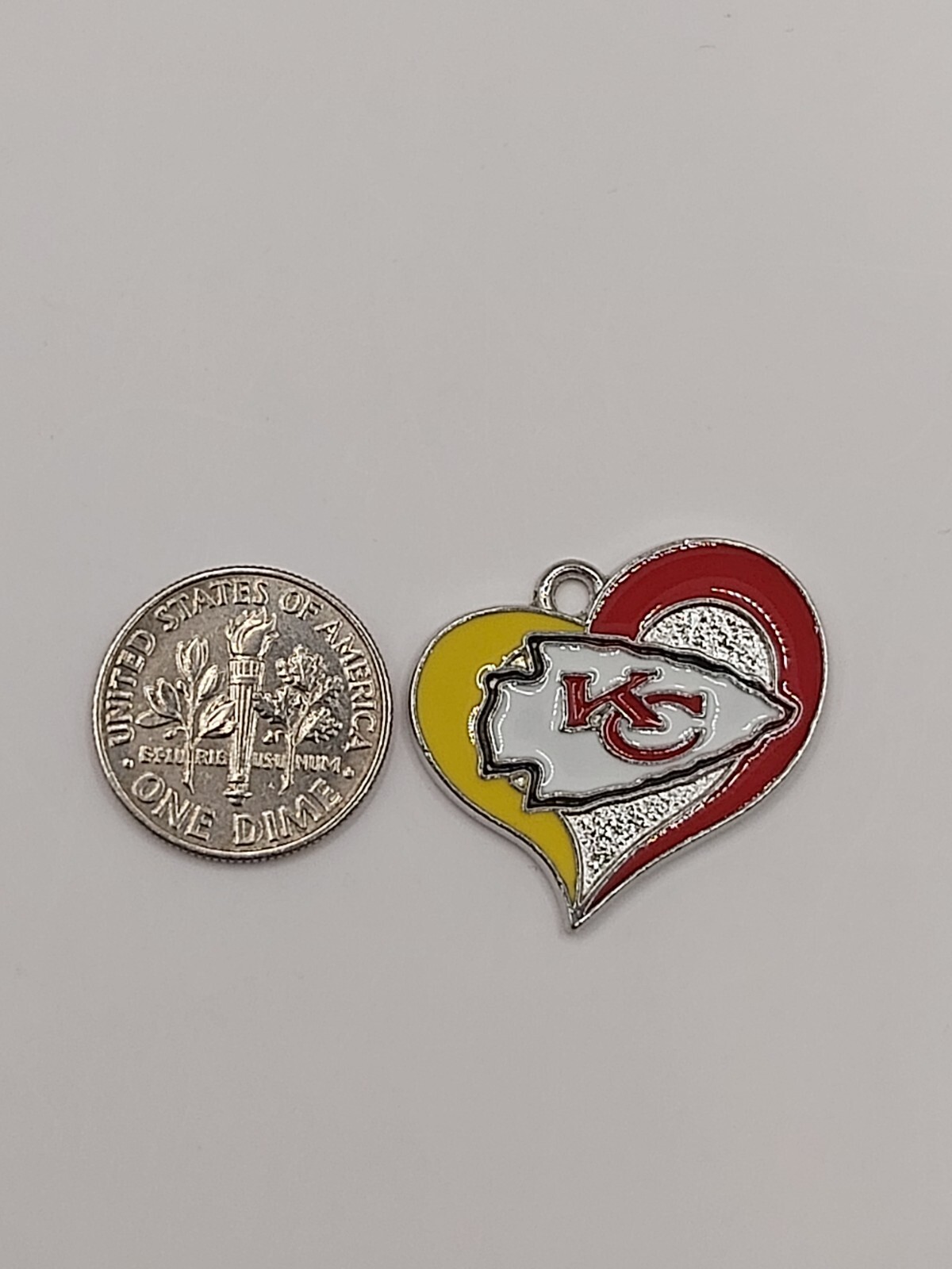 Kansas CCity Chiefs Charms painted Logo, earrings bracelets | eBay