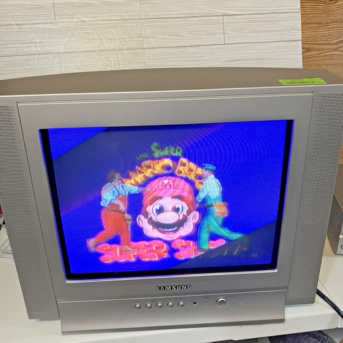 Samsung TX-P1430 14" Component 480i Retro Gaming Flat CRT TV TESTED ...