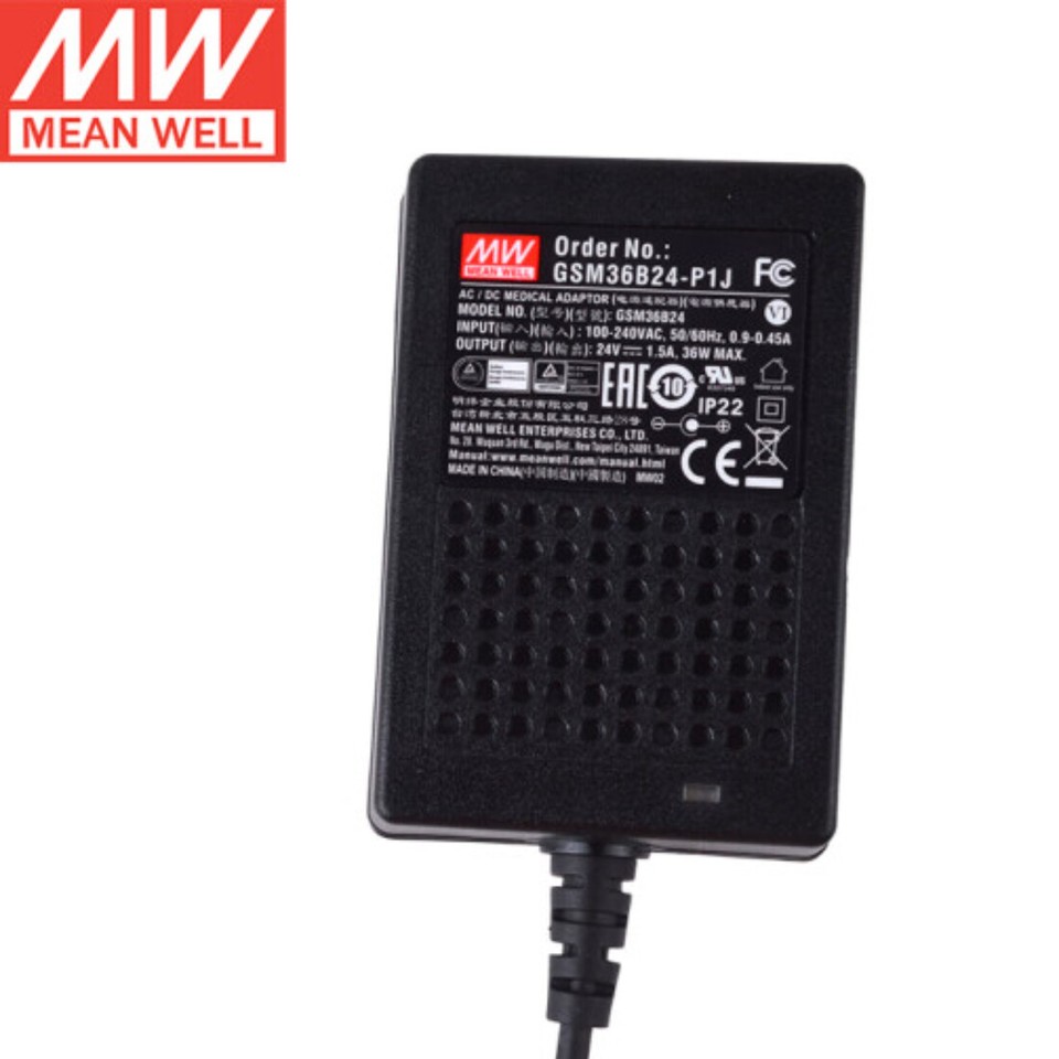 MEANWELL Power Supply Adapter GSM36B24-P1J 36W 24V | eBay