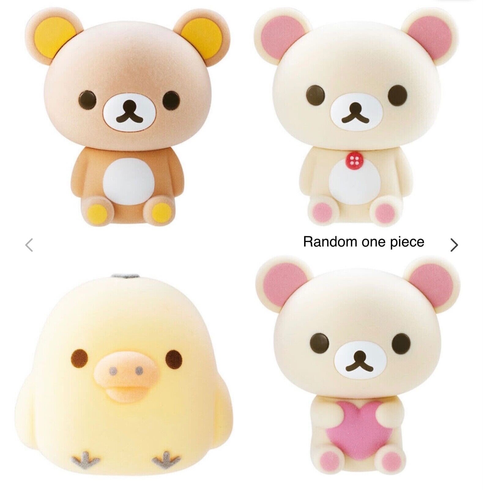 SAN-X Rilakkuma Relax Bear Flocky Figure Vol 2 Bandai Capchara Gashapon ...