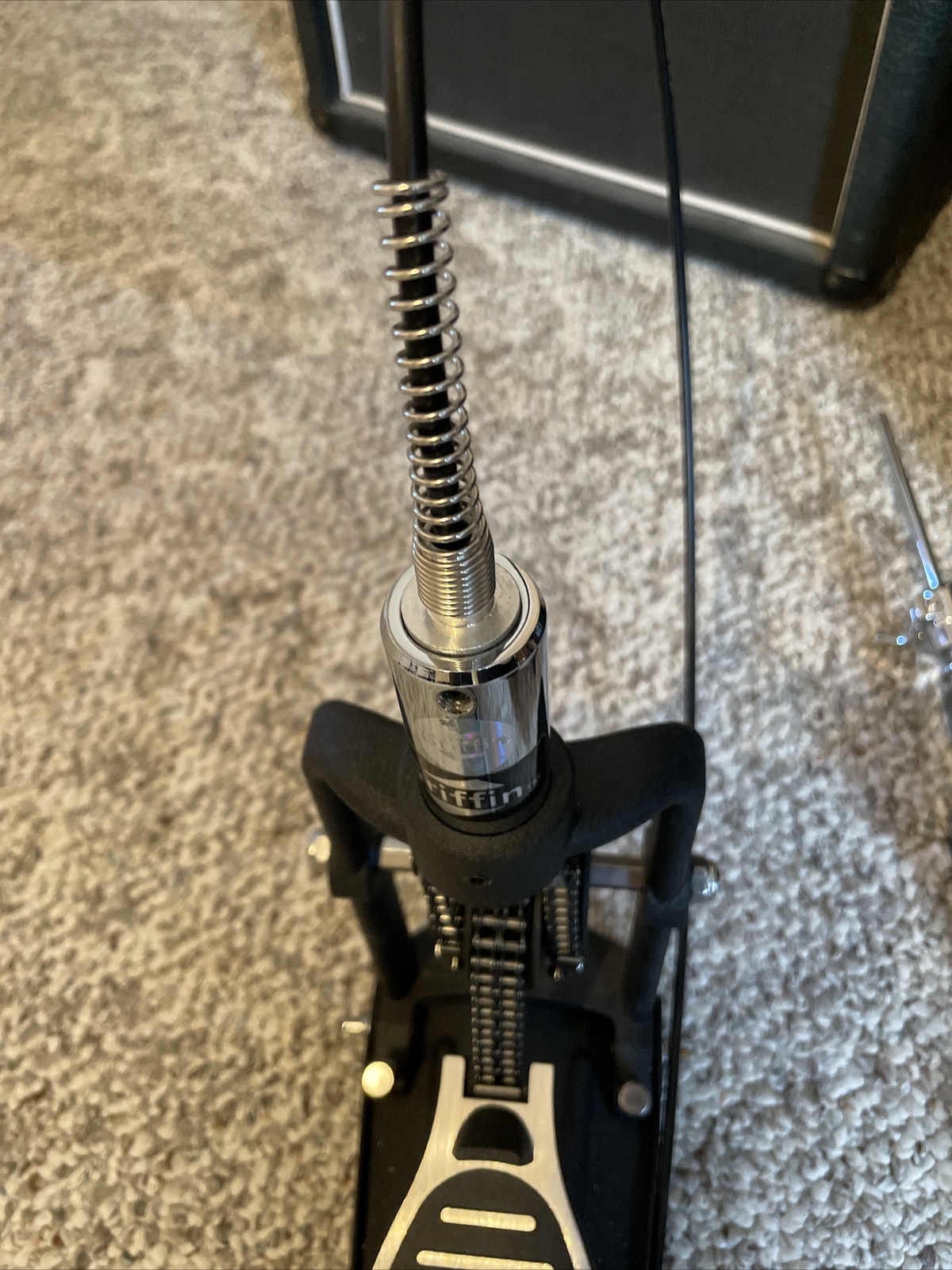 Remote Hi Hat Cymbal Stand - GRIFFIN Auxiliary Cable Foot Pedal Drum ...