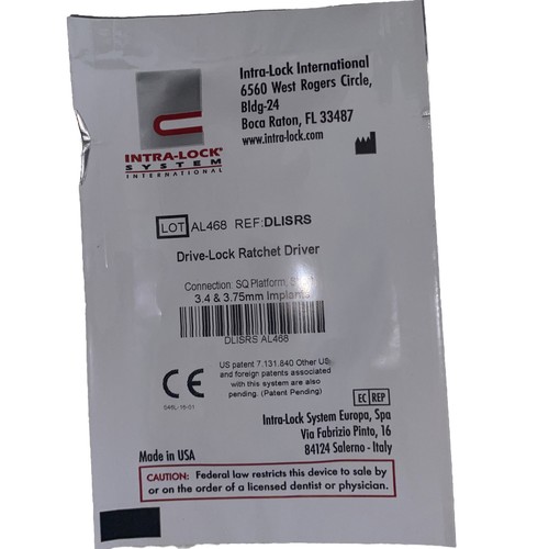 Intra -lock : Ref : DLISRS | eBay