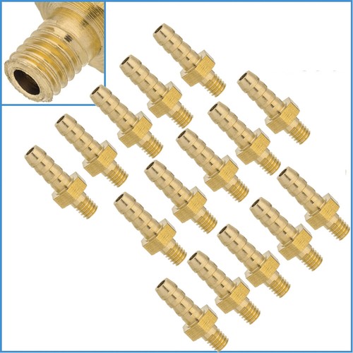 15PCS M4 Male Thread To 4mm Hose Barb Brass Boost Fitting Adapter For ...