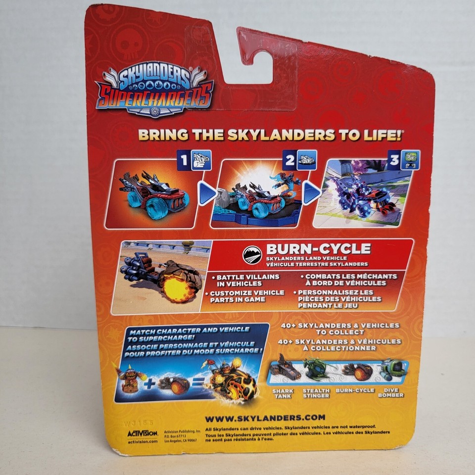 New in Package Skylanders Superchargers Burn-Cycle Sealed Box | eBay