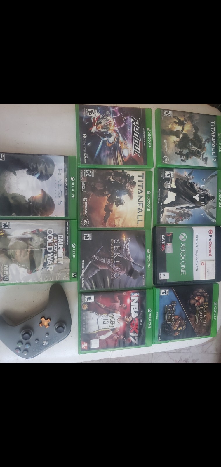 Xbox Games 10 Games , 9 Xbox One 1 Xbox Series X Or S COMPATIBLE + 1 ...