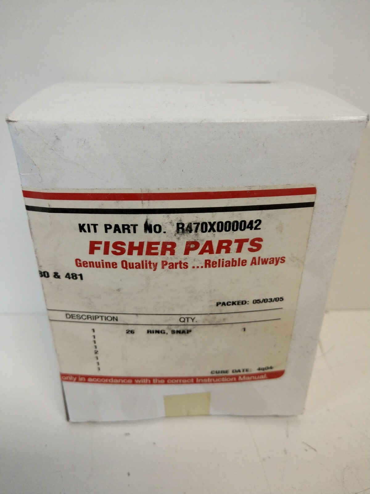Fisher R470X000042 Valve Repair Kit for sale online | eBay