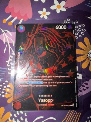 One Piece TCG OP12 Legacy of the Master OP09-013 SP Yasopp | eBay