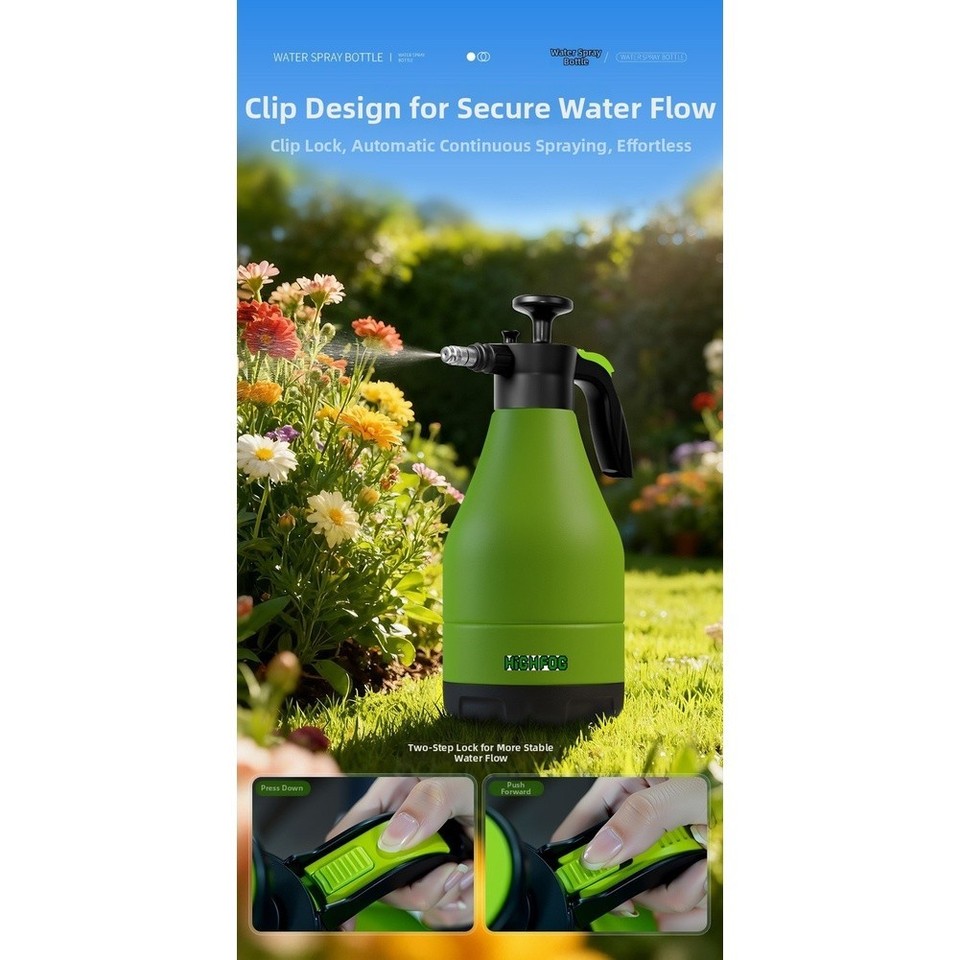 Dual Mode Drucksprühflasche 3L 4L für Gartenbewässerung und Reinigung ...