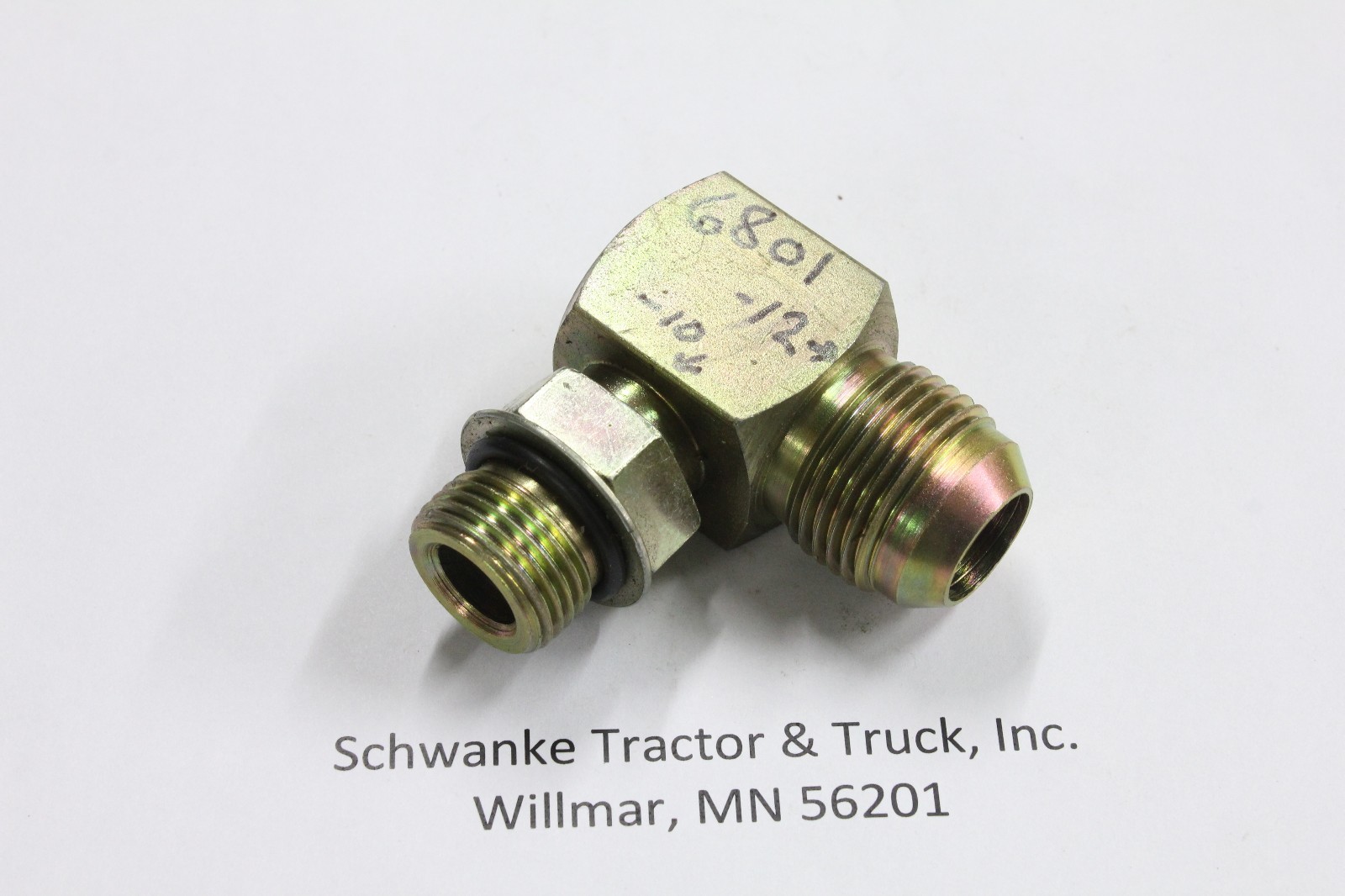 6801-12-10 3/4 inch male JIC X 5/8 inch male ORB 90 degree hydraulic ...