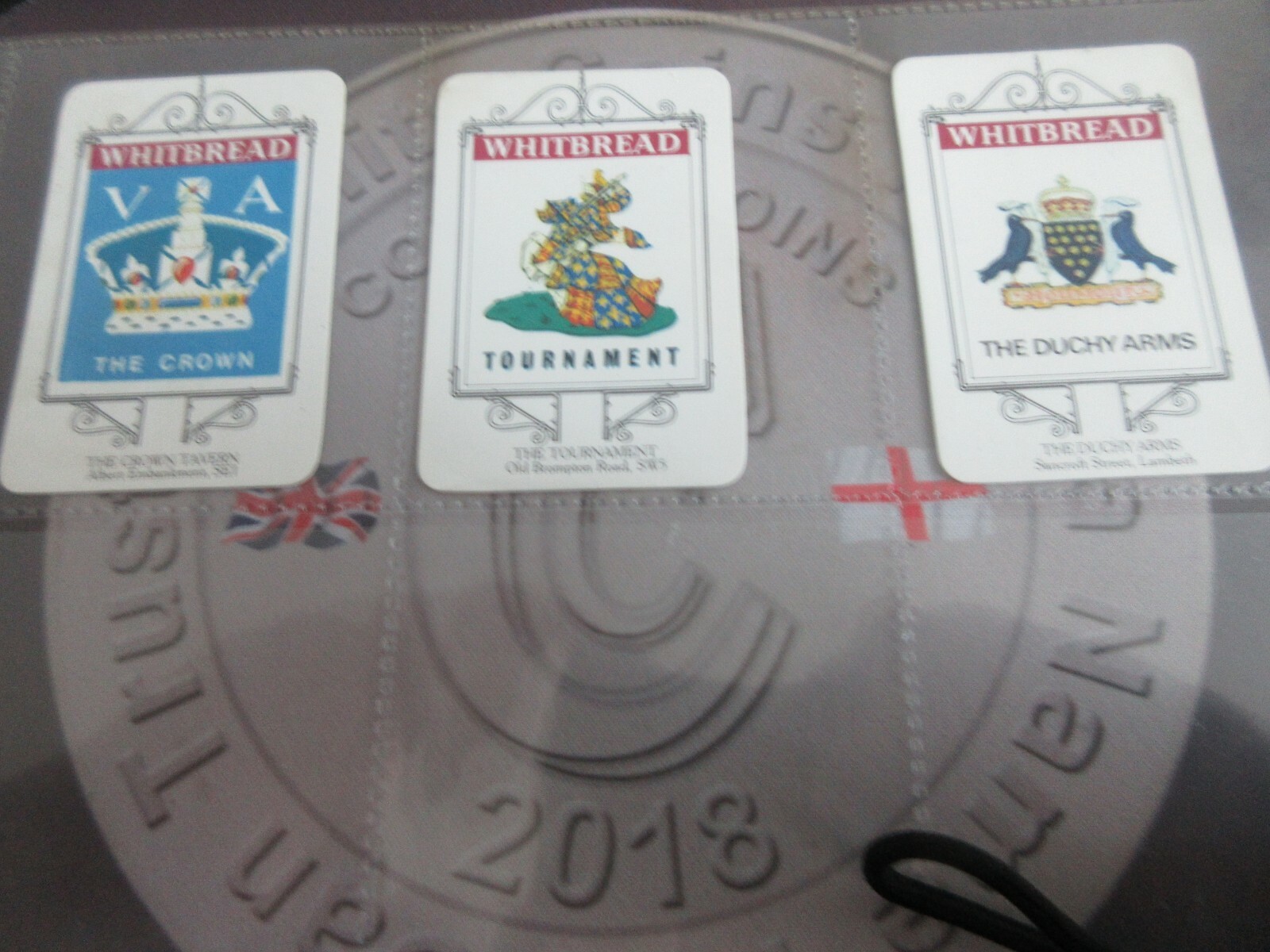 WHITBREAD INN SIGNS FROM LONDON 15 CARD SERIES, GREAT CONDITION, PUB ...