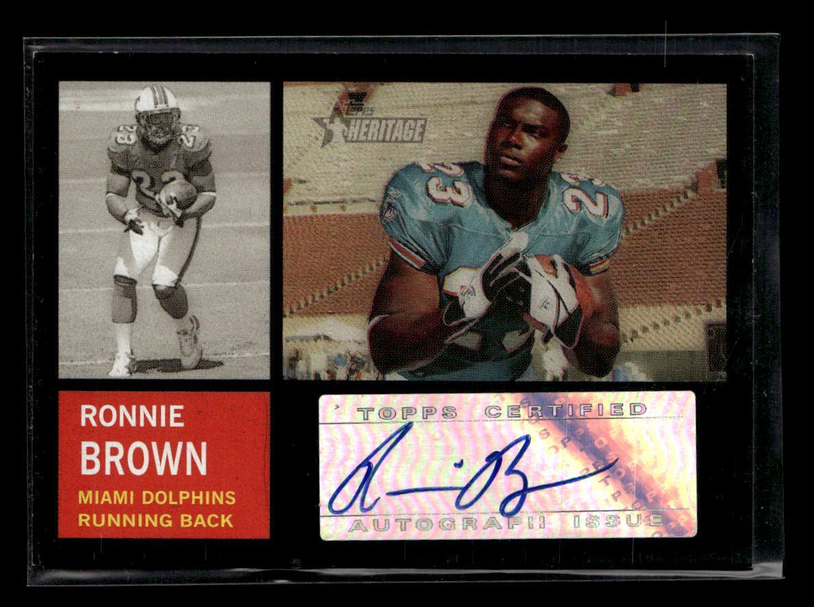 2005 Topps Heritage #ROA-RB Ronnie Brown Real One Autographs | eBay