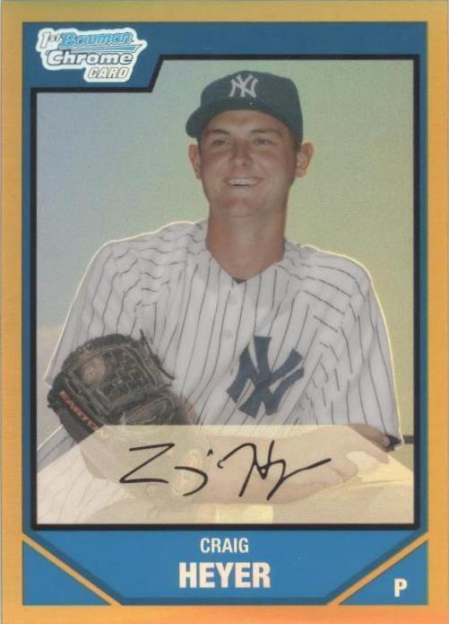 2007 Bowman Draft Picks & Prospects - Chrome Draft Picks Craig Heyer # ...