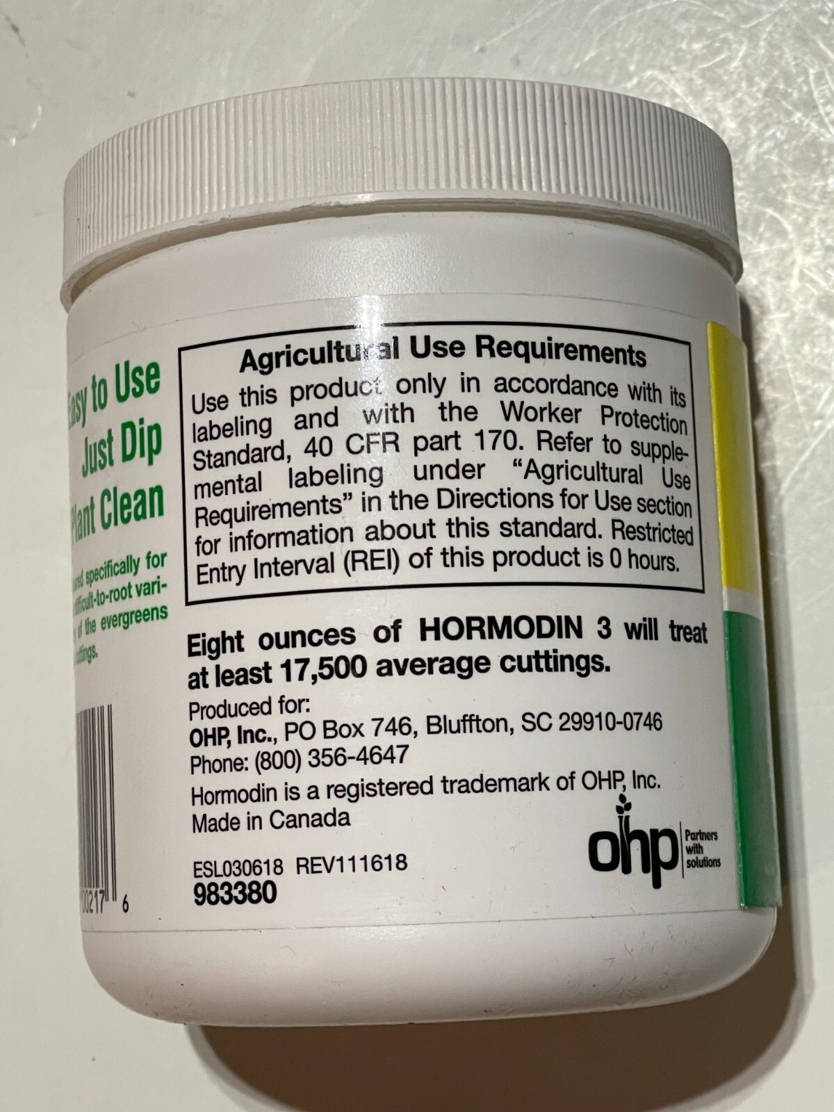 Hormodin #3 Rooting Hormone Powder- 1/2 Lb -0.8% IBA- Root Stimulant ...