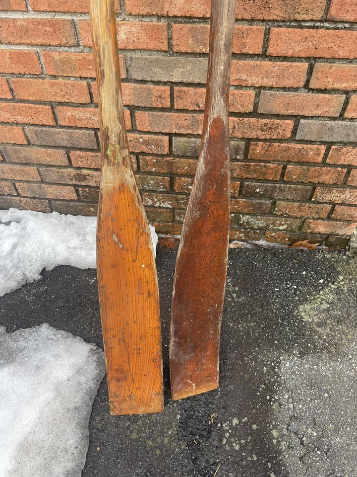1968 Old Town Canoe Spooned Oars Penobscot Bay Double end ender pea pod ...