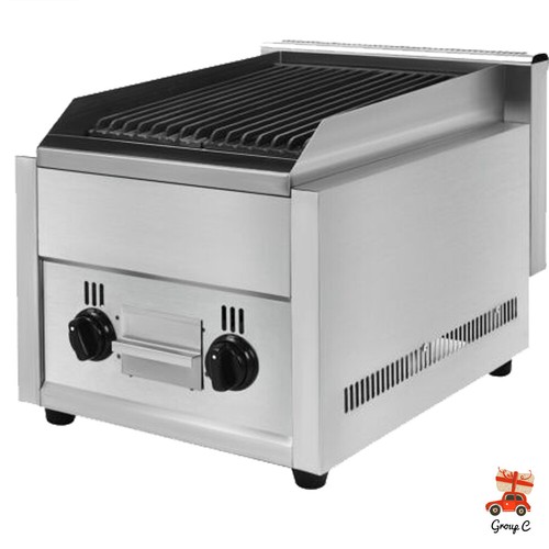 Commercial Gas Grill,Countertop Char Broiler 2 Burner Gas & Propane ...