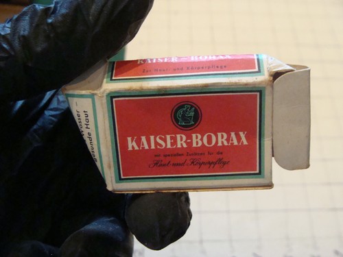 orig vintage paper box, mini product, OLD; GERMAN -- KAISER-BORAX | eBay