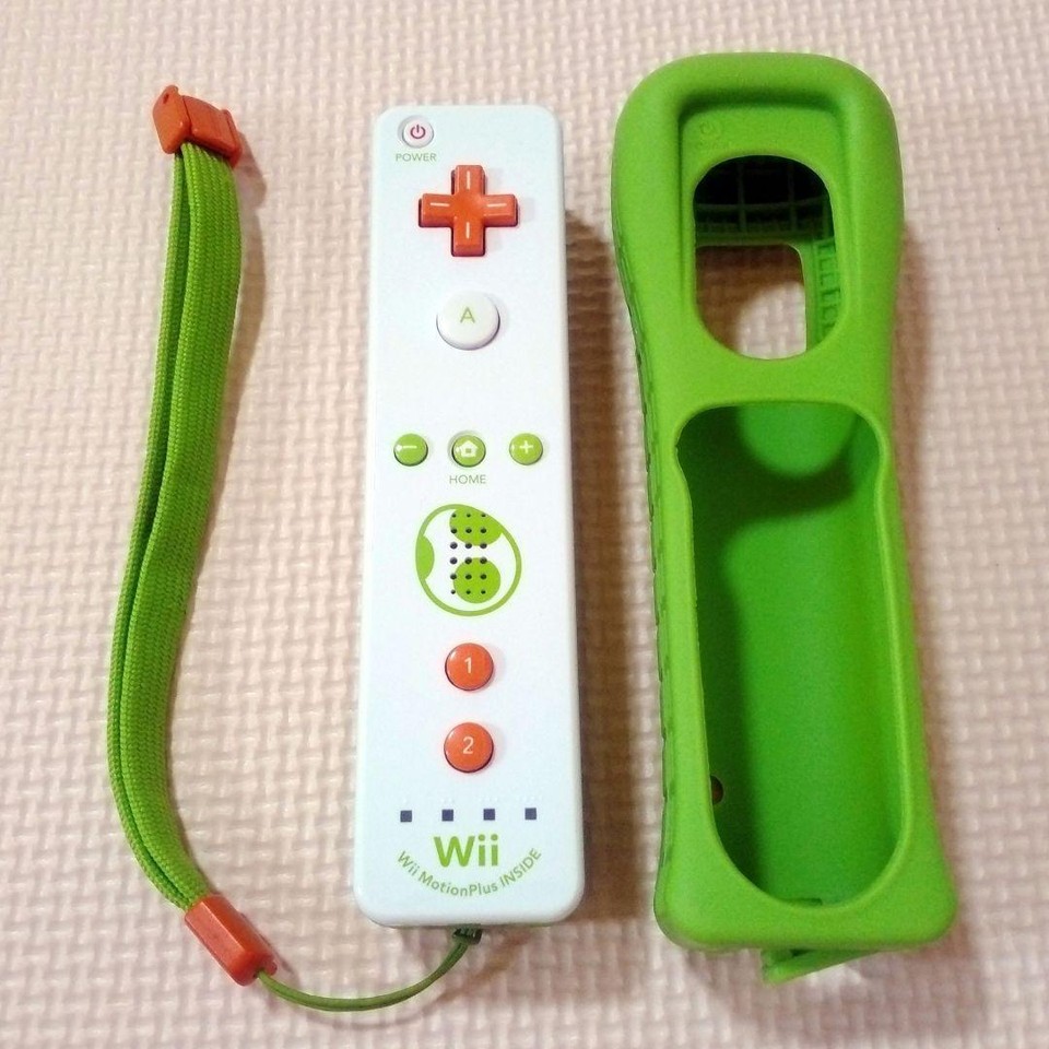 Wii Remote Motion Plus Yoshi Design NINTENDO Operation confirmed Used ...