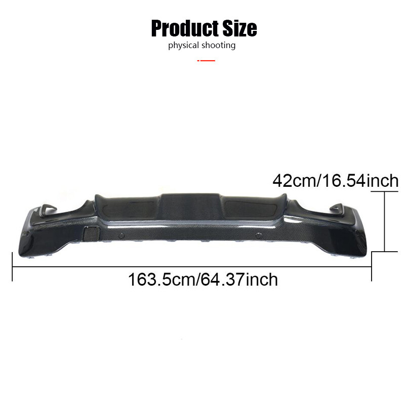 For BMW X4 F26 xDrive35i M-Sport 2014-2018 REAL Carbon Rear Bumper ...