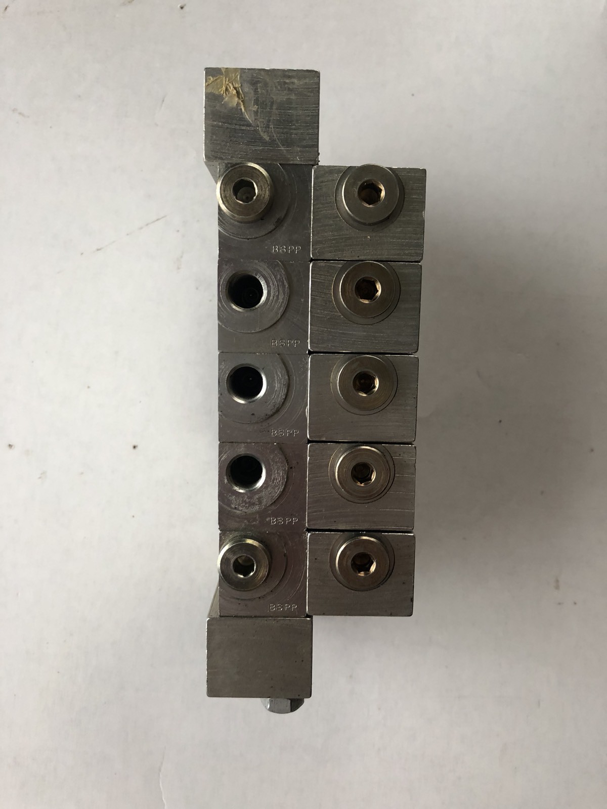 TRABON BSPP LUBRQUIP VALVE MANIFOLD, TRABON MSP-30S, (3) MSP-201, MSP ...