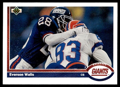 1991 Upper Deck Everson Walls New York Giants #318 | eBay