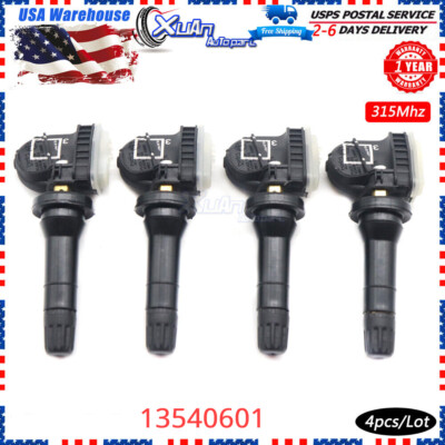 NEW (4) 13540601 for GMC Chevy Buick Cadillac 2023 TPMS Tire Pressure ...
