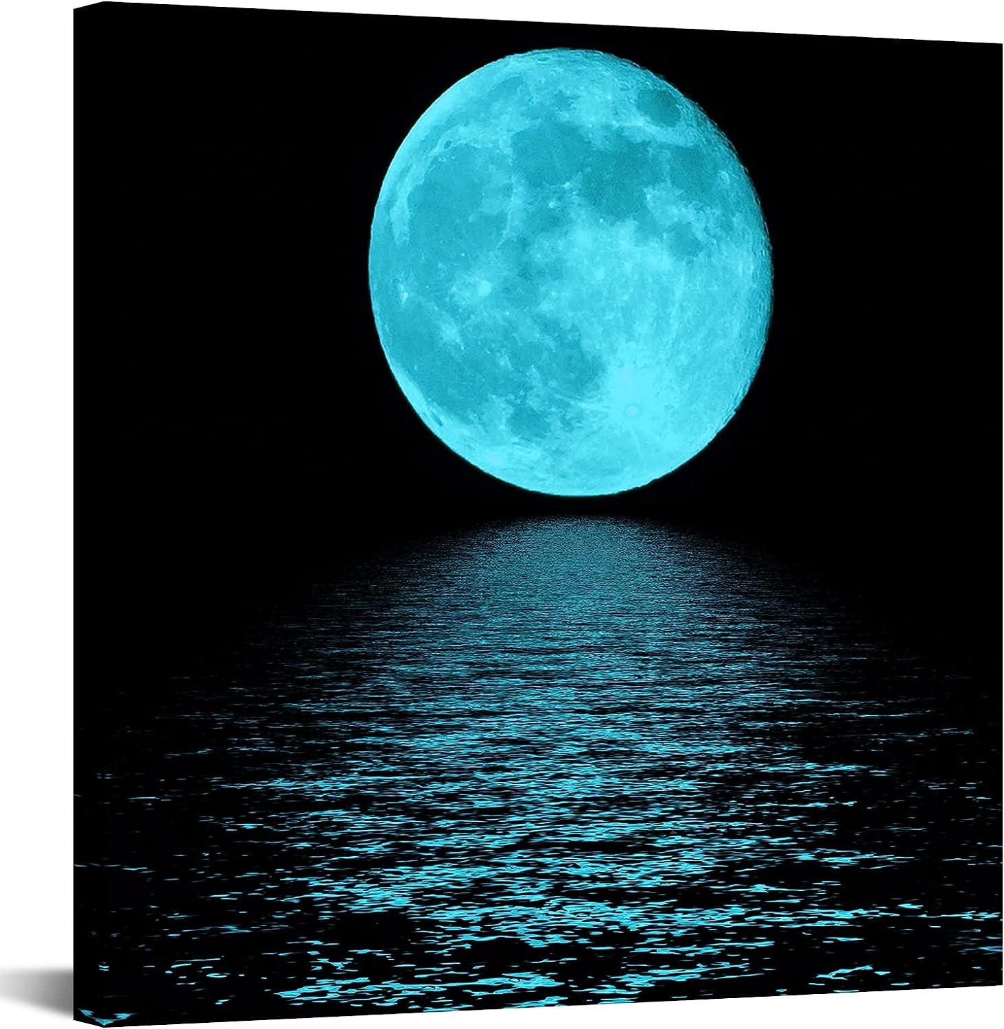 Realistic Moon Painting