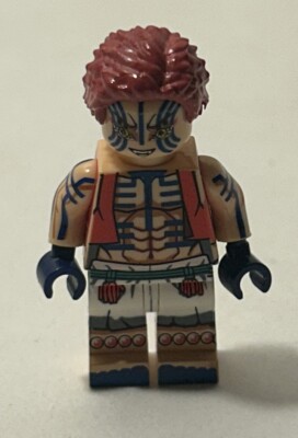 2 inch Custom Lego Demon Slayer Akaza Minifigure In Good Condition! | eBay