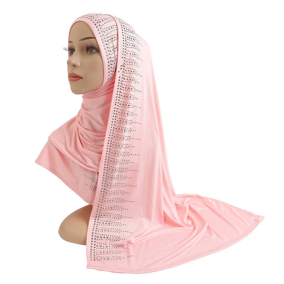 Instant Scarf Muslim Hijab Women Long Scarves Islam Turban Headscarf ...