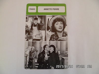 CARTE FICHE CINEMA ANNETTE POIVRE | eBay
