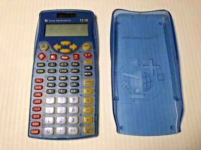 Texas Instruments TI-15 Calculator w/ Cover USED Multiples | eBay