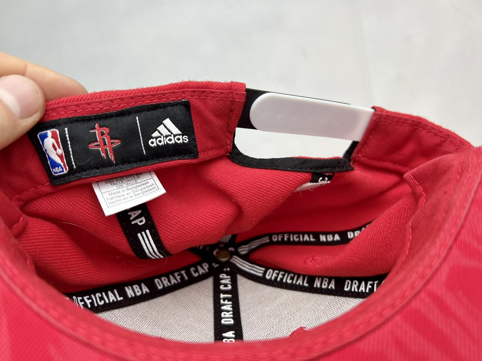 Vintage Adidas Y2K NBA Houston Rockets Snapback Adjustable Hat Cap Flat ...