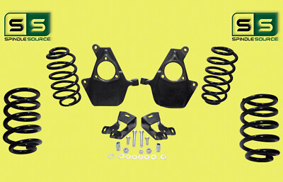 3/3" DROP KIT DROP SPINDLE FR COILS RR COILS EXTENDER V8 FITS 07-14 GM ...