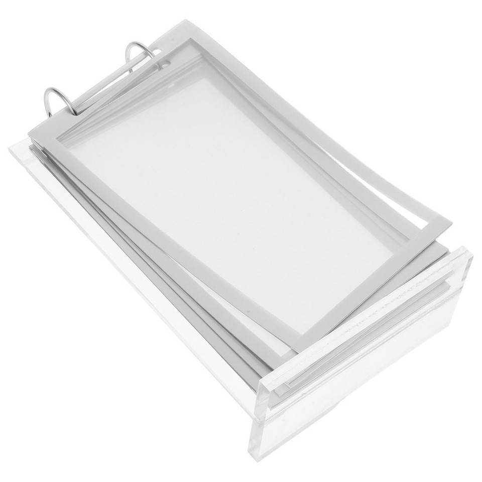 Tabletop Flip Advertisement Holder Menu Stand Acrylic Desktop Signboard ...