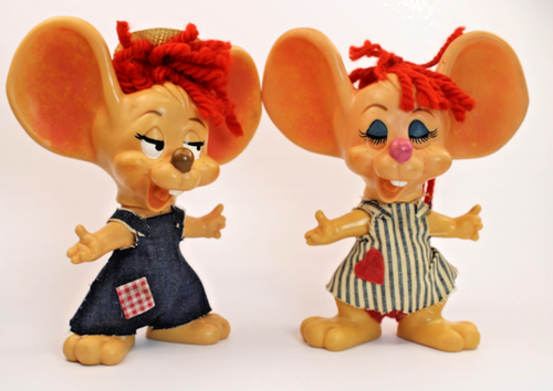 1970 Topo Gigio Roy Des of FL. Pair of Hillbilly Mouse Banks 10 1/2" | eBay