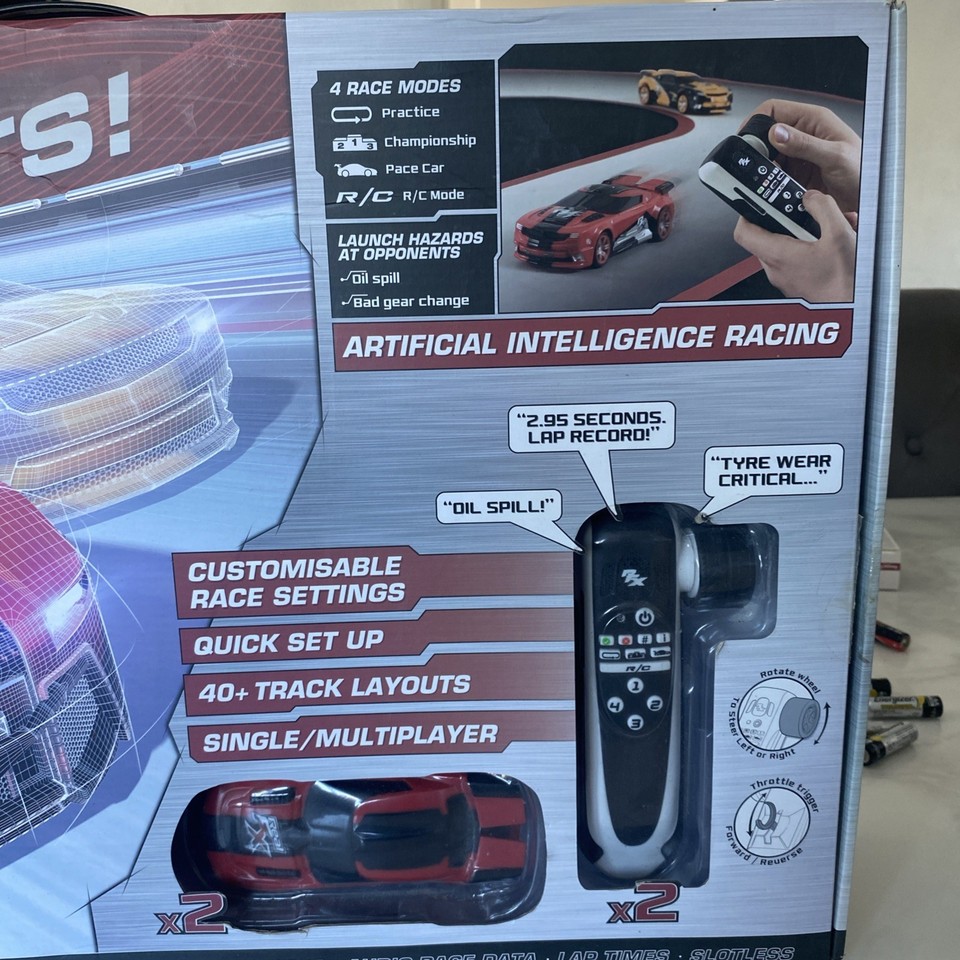 Real FX Slotless RC Car Racing - Interactive AI Racing Track plus ...