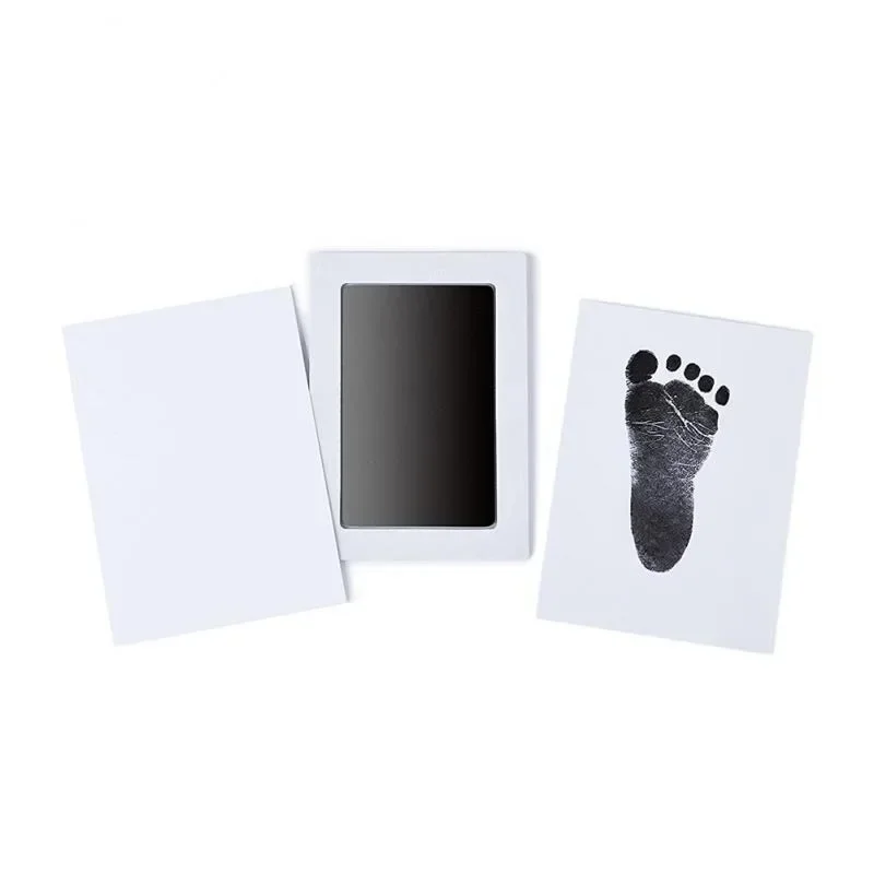 Newborn Baby DIY Hand and Footprint Kit Ink Pads Photo Frame Handprint ...