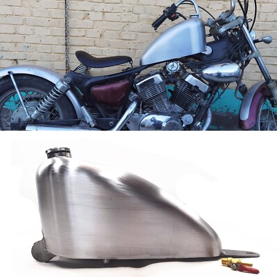 Unpainted Silver Motorcycle Gas Fuel Tank Petrol Tank For YAMAHA Virago ...