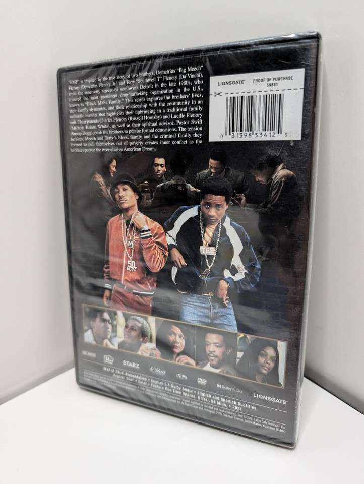 Bmf: Season 1 (DVD, 2021) Black Mafia Family First Season - Brand New ...