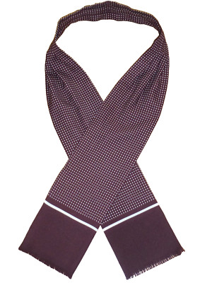 Vintage Polka Dot Cravat Scarf Dapper Neckwear Mod Indie Ascot Goodwood ...